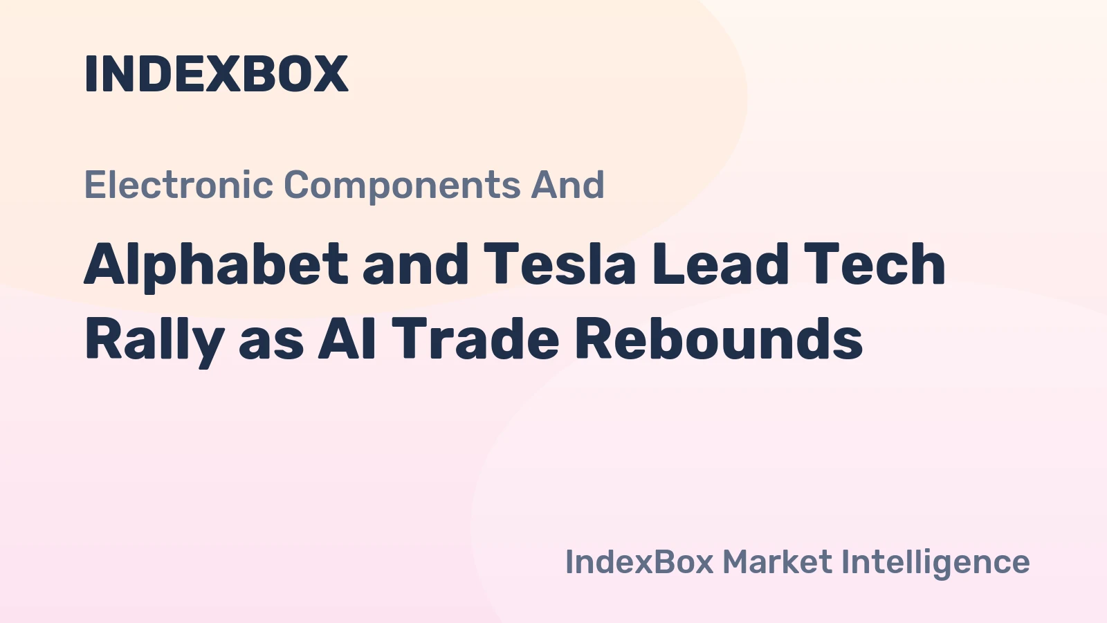 Alphabet and Tesla Lead Tech Rally as AI Trade Rebounds