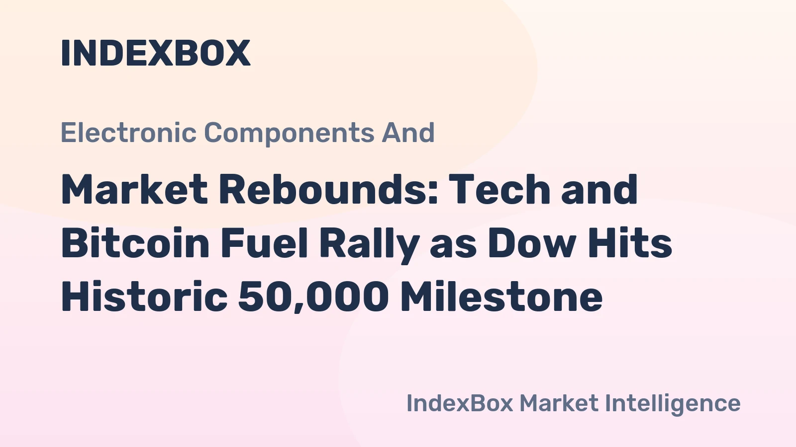 Market Rebounds: Tech and Bitcoin Fuel Rally as Dow Hits Historic 50,000 Milestone