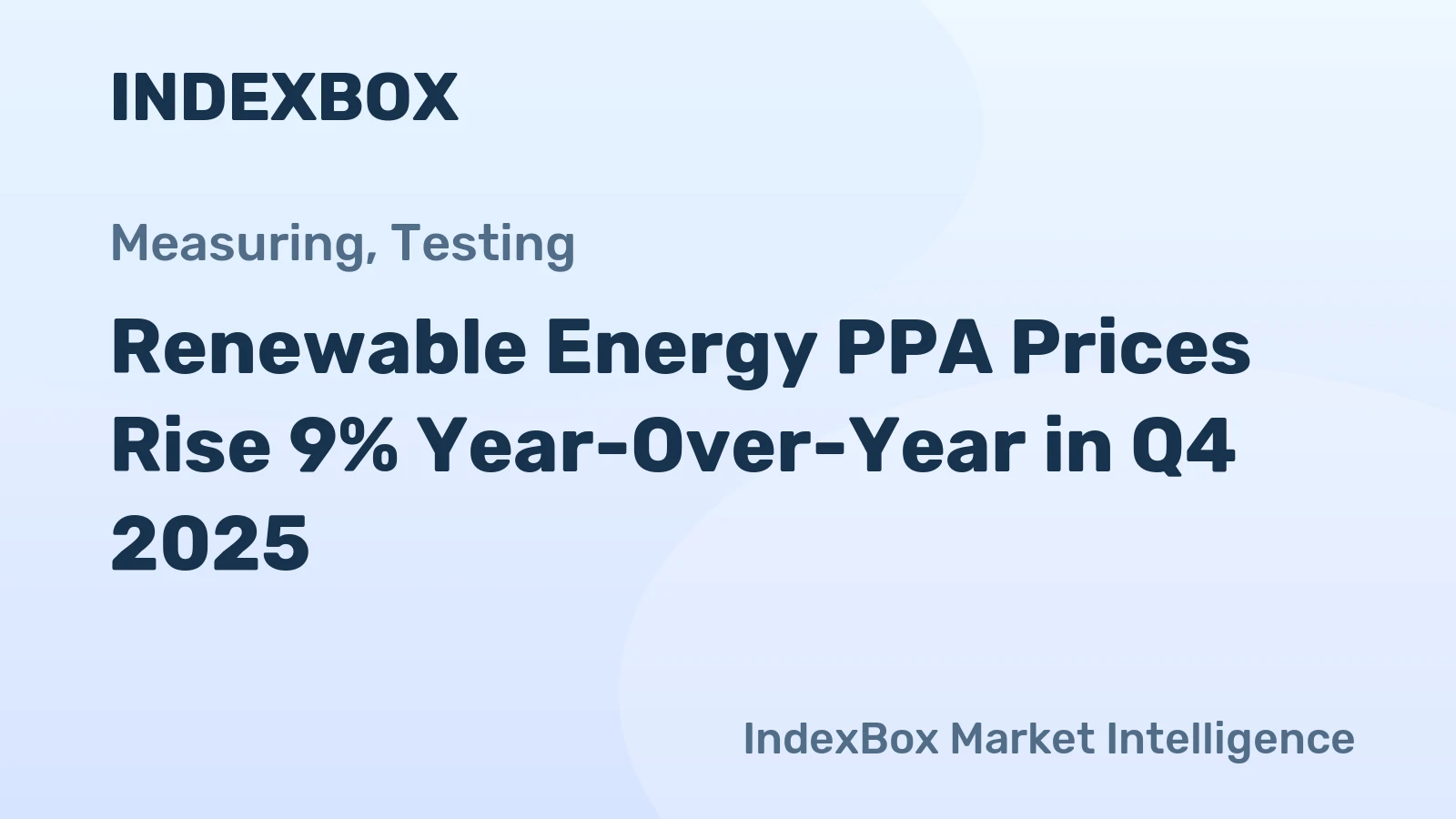 Renewable Energy PPA Prices Rise 9% Year-Over-Year in Q4 2025