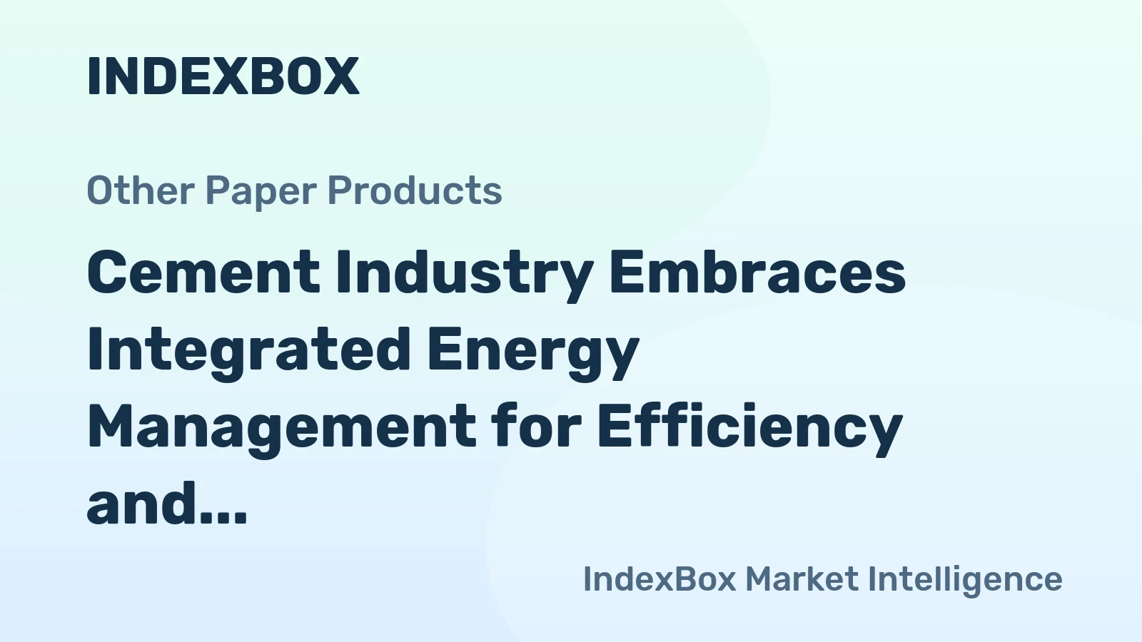 Cement Industry Embraces Integrated Energy Management for Efficiency and Resilience