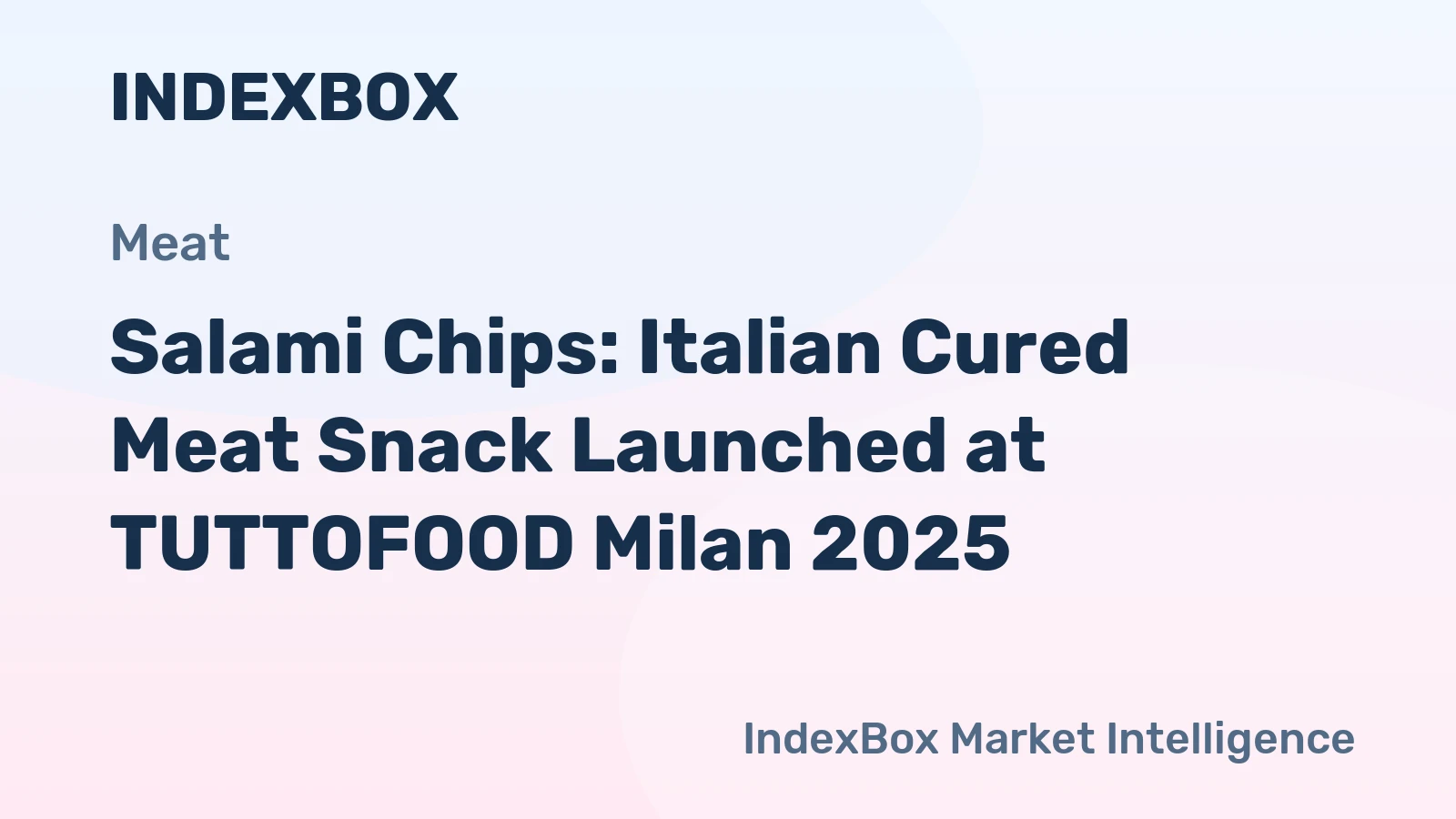 Salami Chips: Italian Cured Meat Snack Launched at TUTTOFOOD Milan 2025