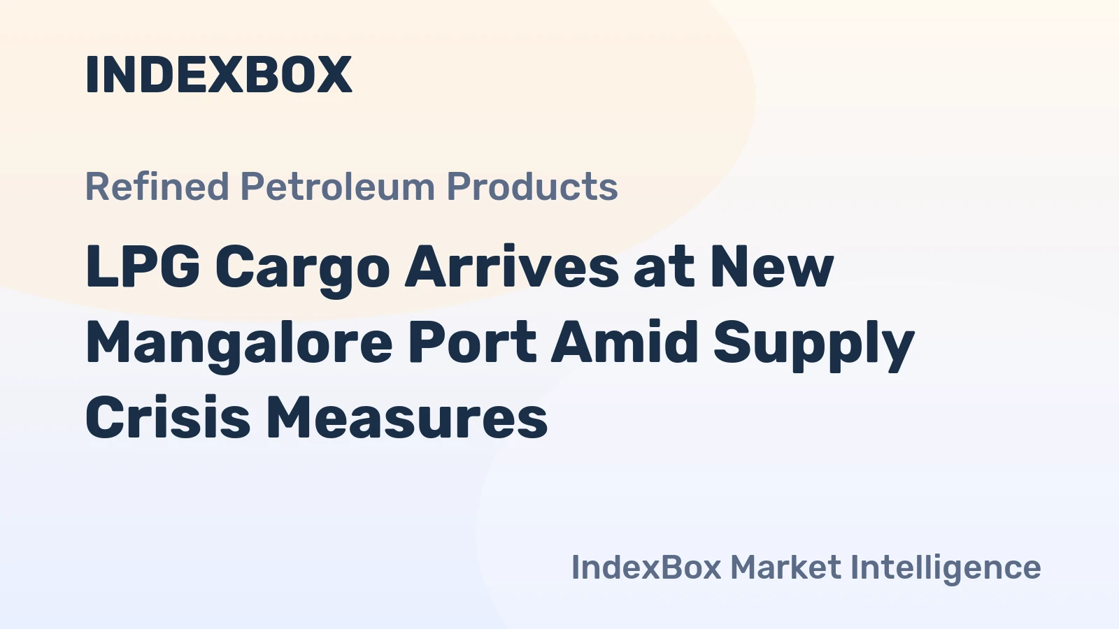LPG Cargo Arrives at New Mangalore Port Amid Supply Crisis Measures