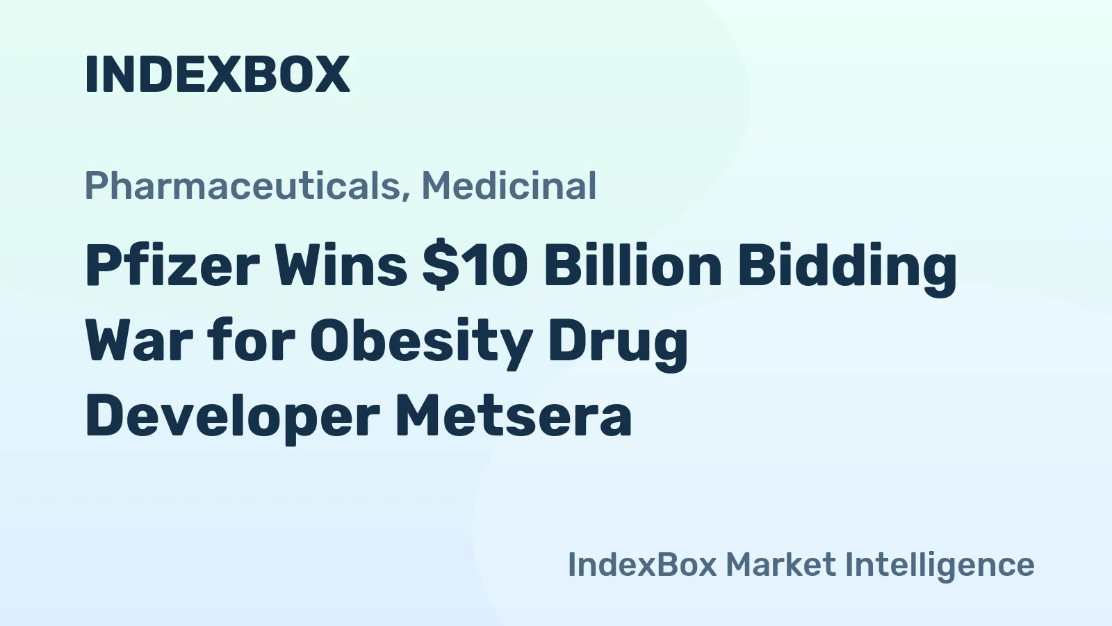 Pfizer Wins $10 Billion Bidding War for Obesity Drug Developer Metsera