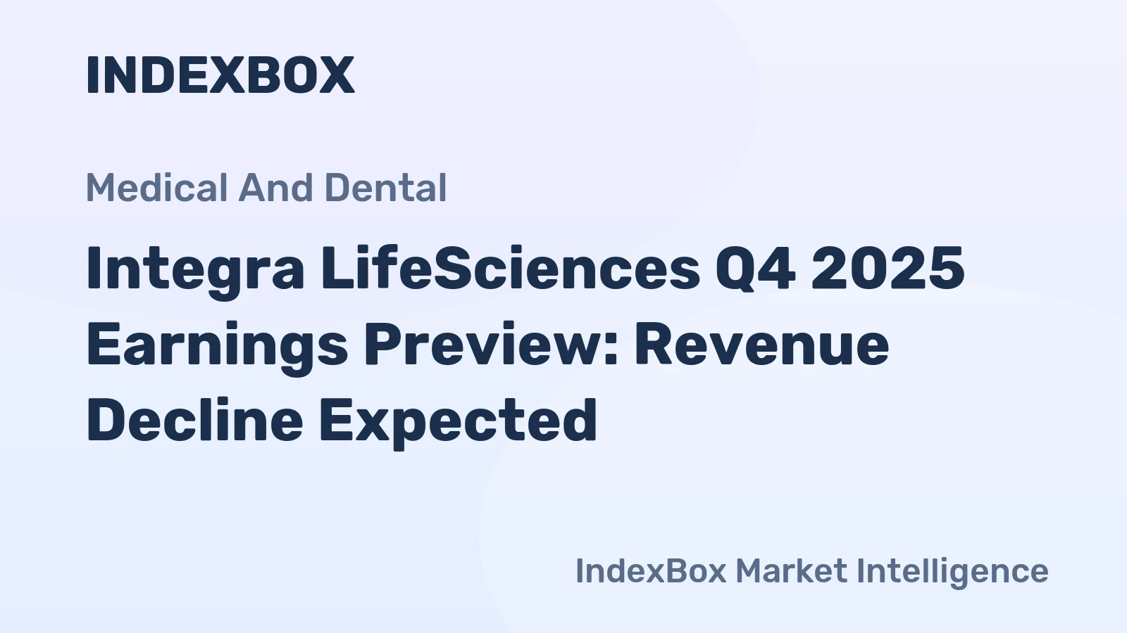 Integra LifeSciences Q4 2025 Earnings Preview: Revenue Decline Expected