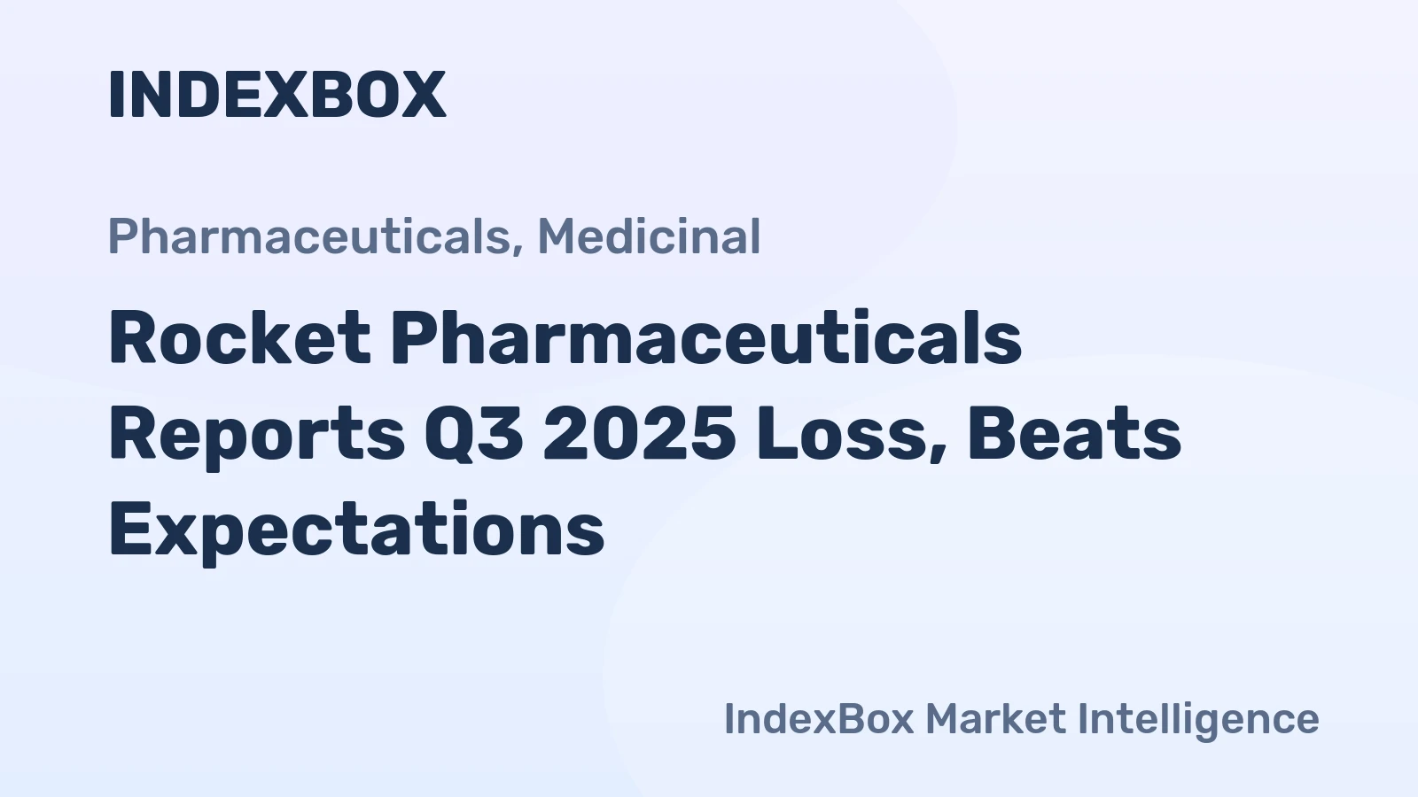 Rocket Pharmaceuticals Reports Q3 2025 Loss, Beats Expectations