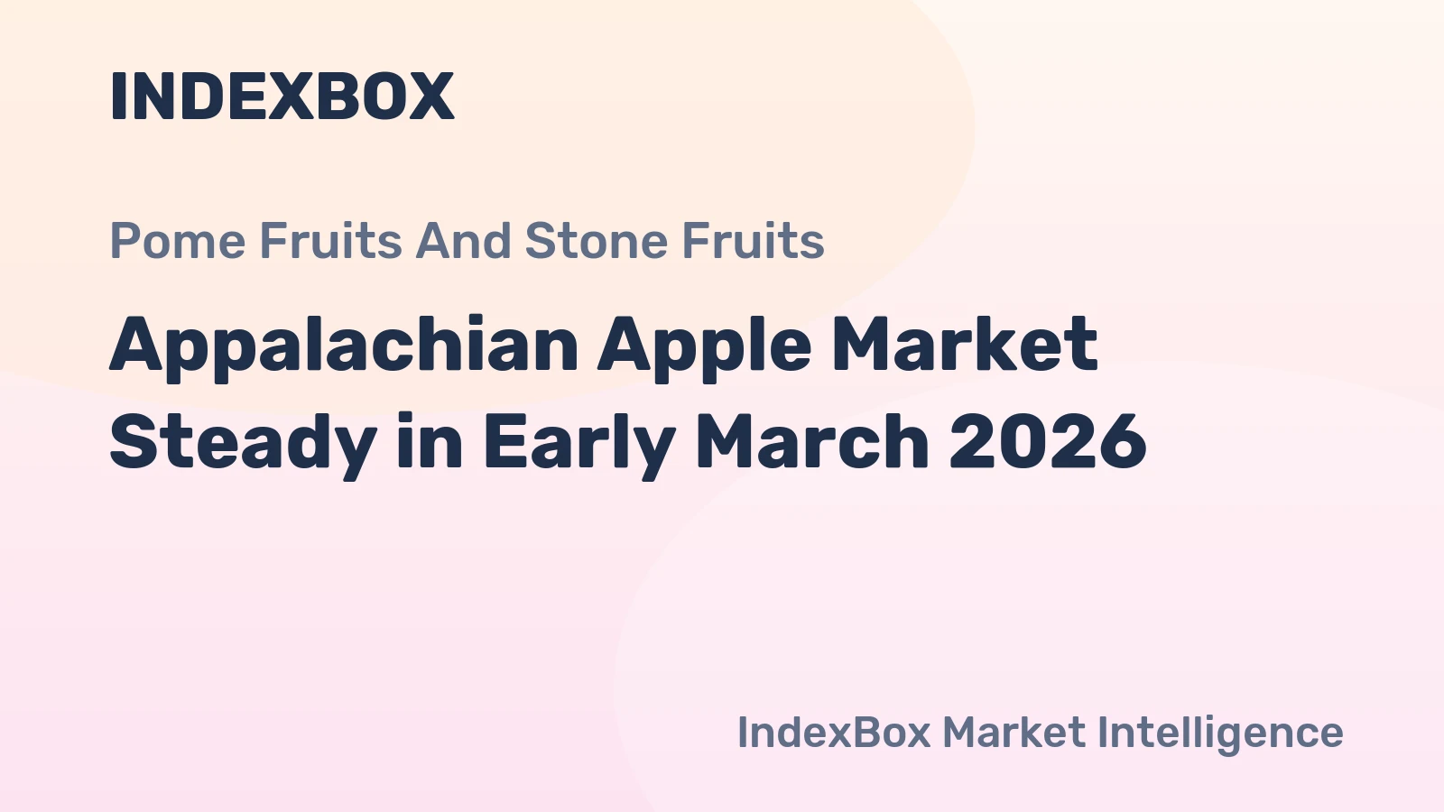 Appalachian Apple Market Steady in Early March 2026