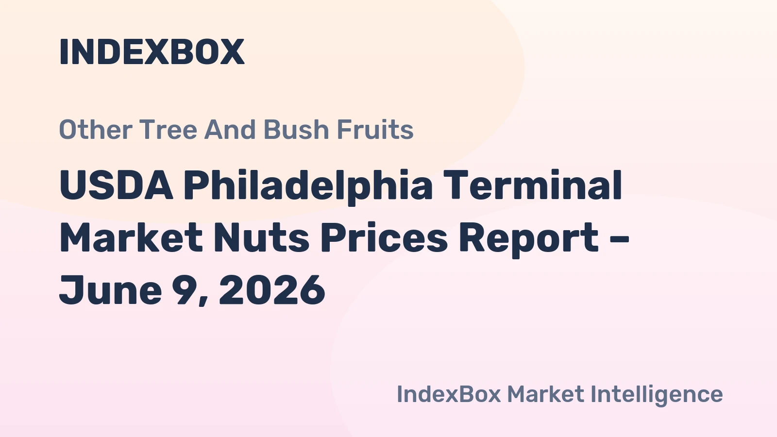 USDA Philadelphia Terminal Market Nuts Prices Report – June 9, 2026