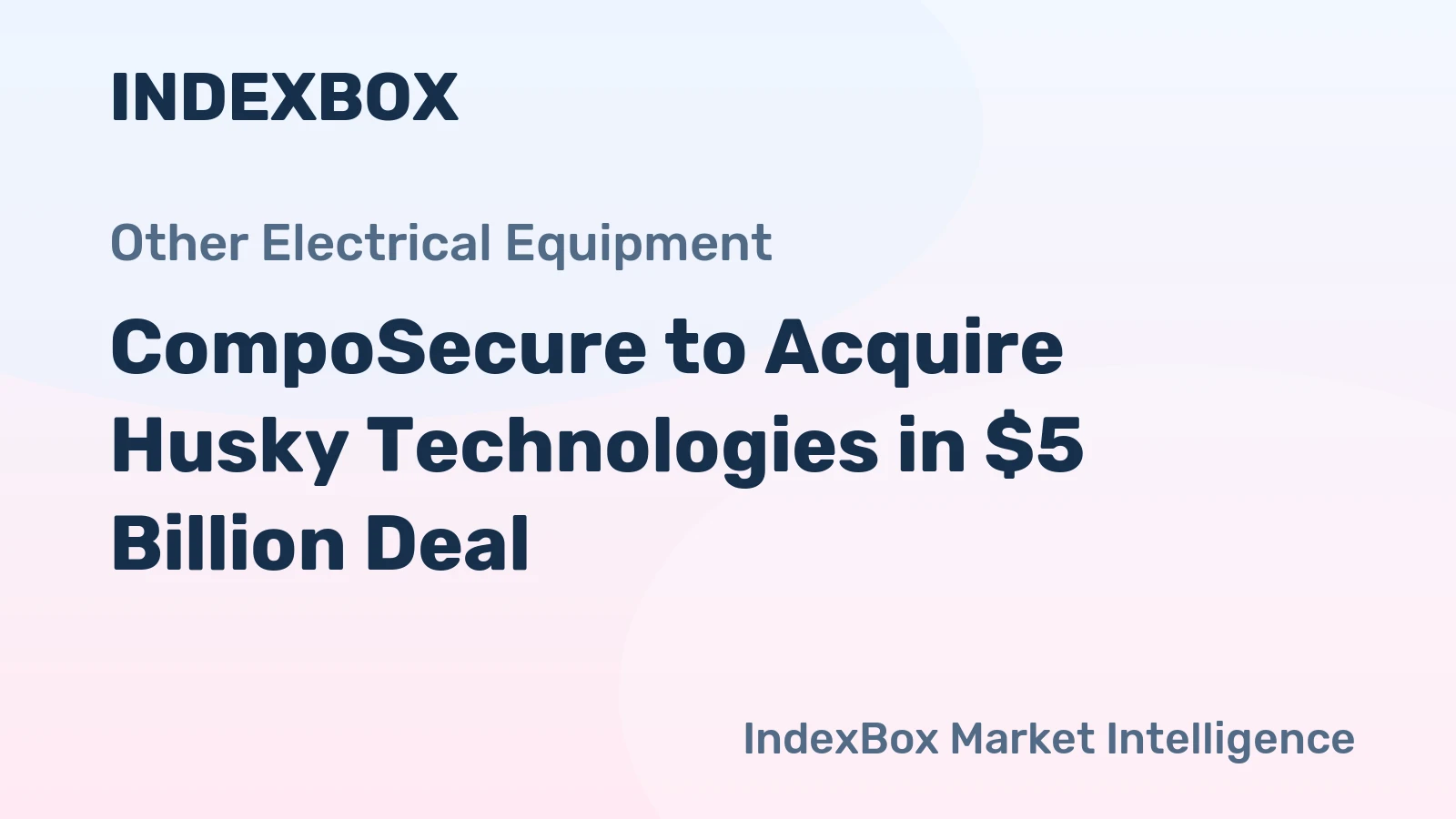 CompoSecure to Acquire Husky Technologies in $5 Billion Deal