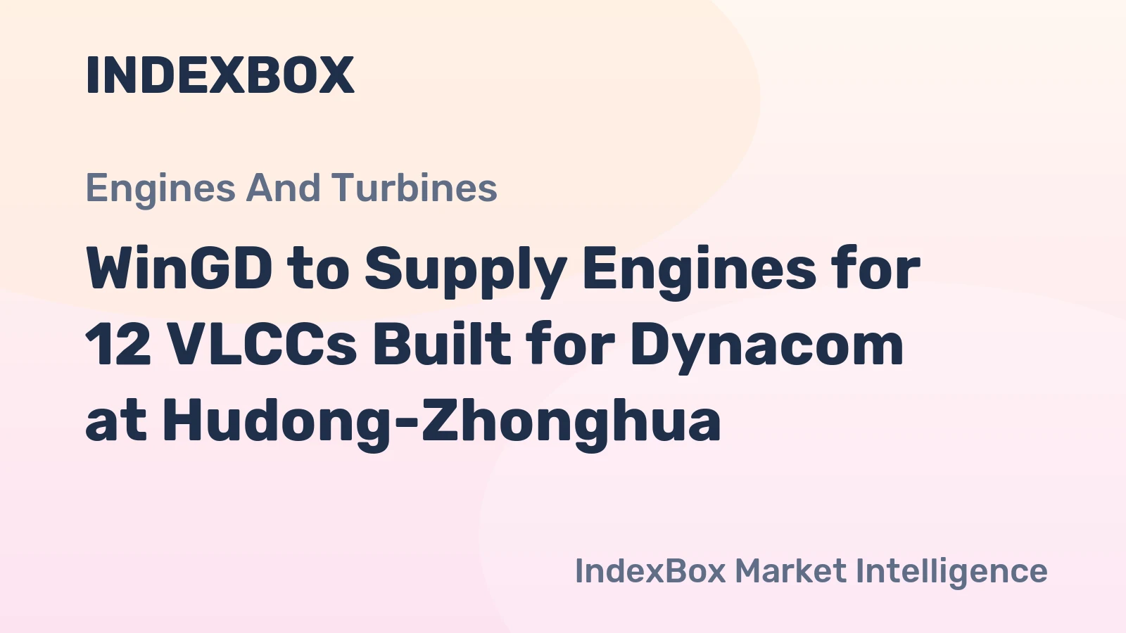 WinGD to Supply Engines for 12 VLCCs Built for Dynacom at Hudong-Zhonghua