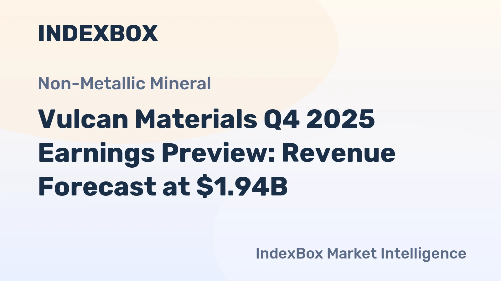 Vulcan Materials Q4 2025 Earnings Preview: Revenue Forecast at $1.94B