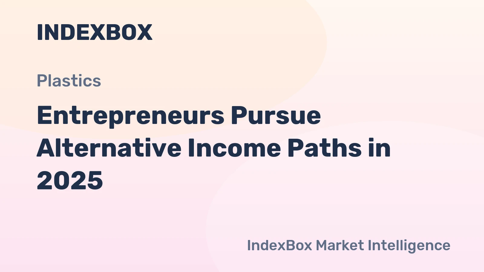 Entrepreneurs Pursue Alternative Income Paths in 2025