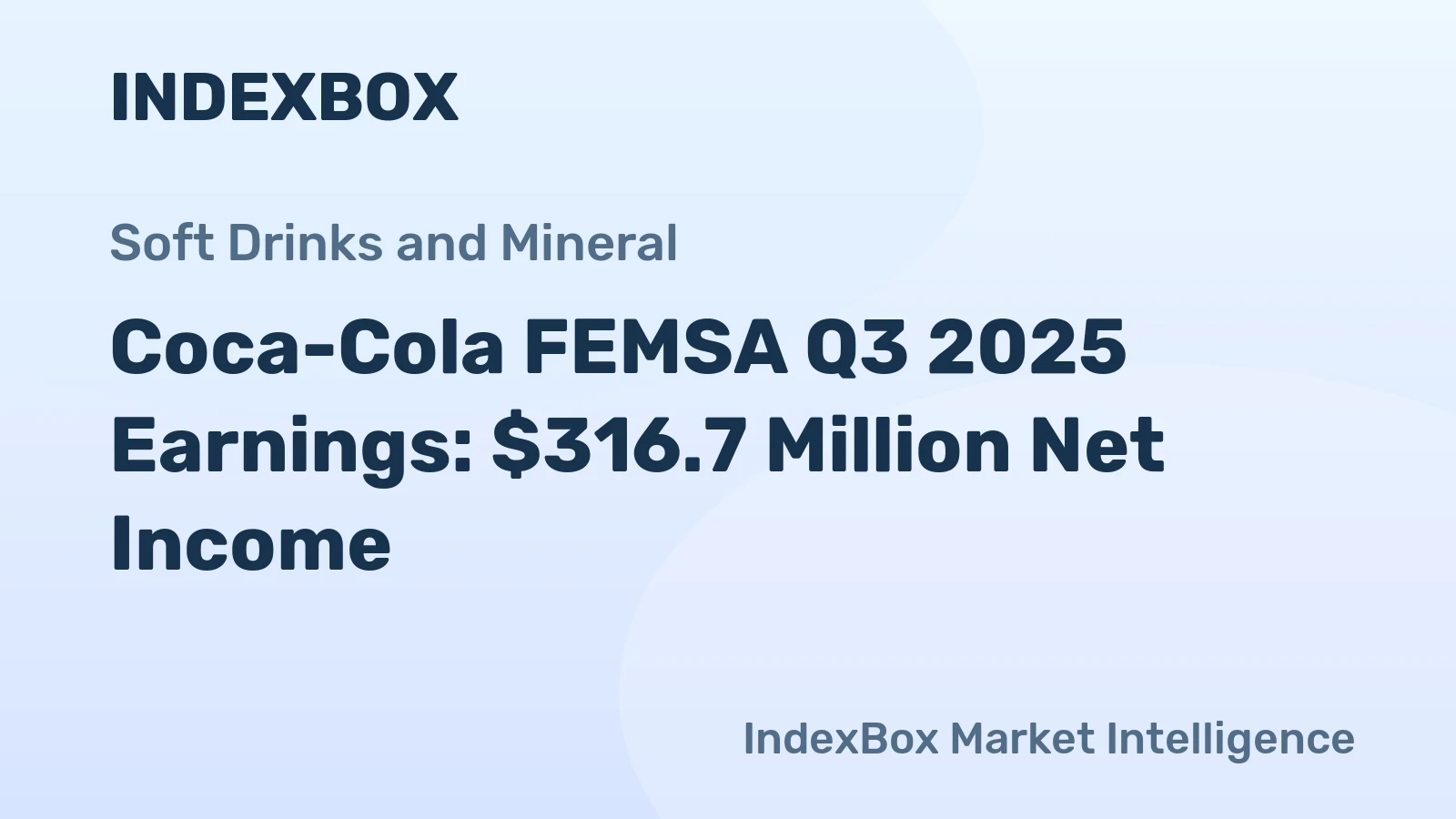 Coca-Cola FEMSA Q3 2025 Earnings: $316.7 Million Net Income