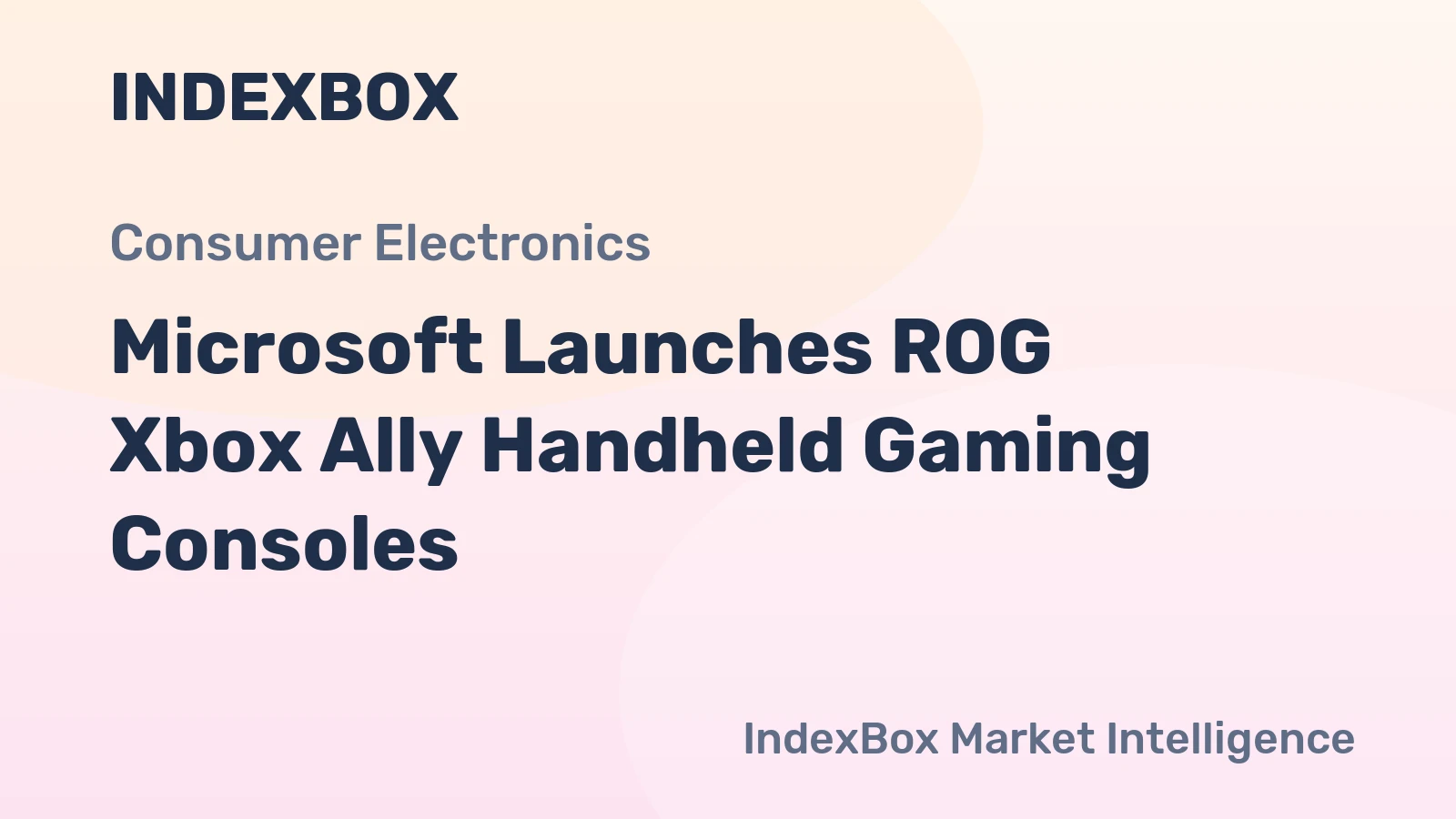 Microsoft Launches ROG Xbox Ally Handheld Gaming Consoles