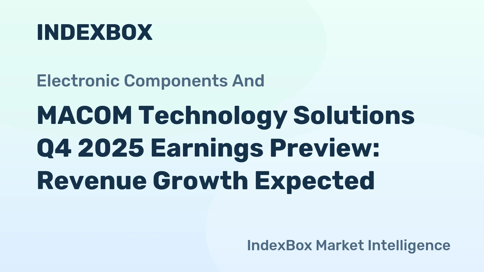 MACOM Technology Solutions Q4 2025 Earnings Preview: Revenue Growth Expected