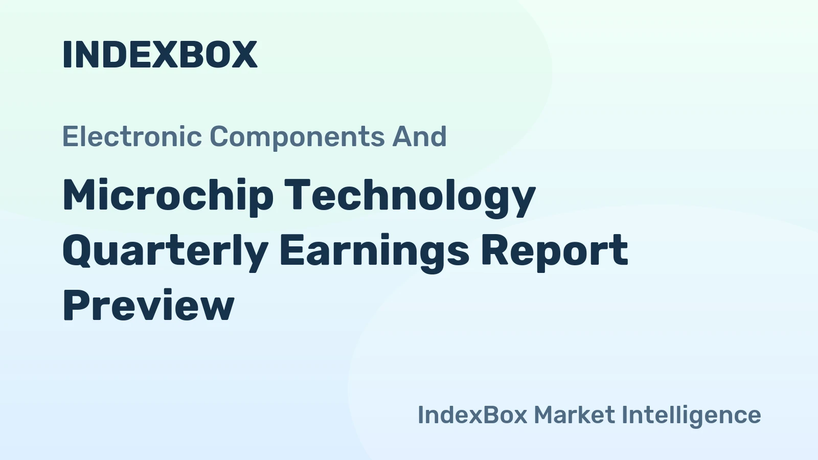 Microchip Technology Quarterly Earnings Report Preview