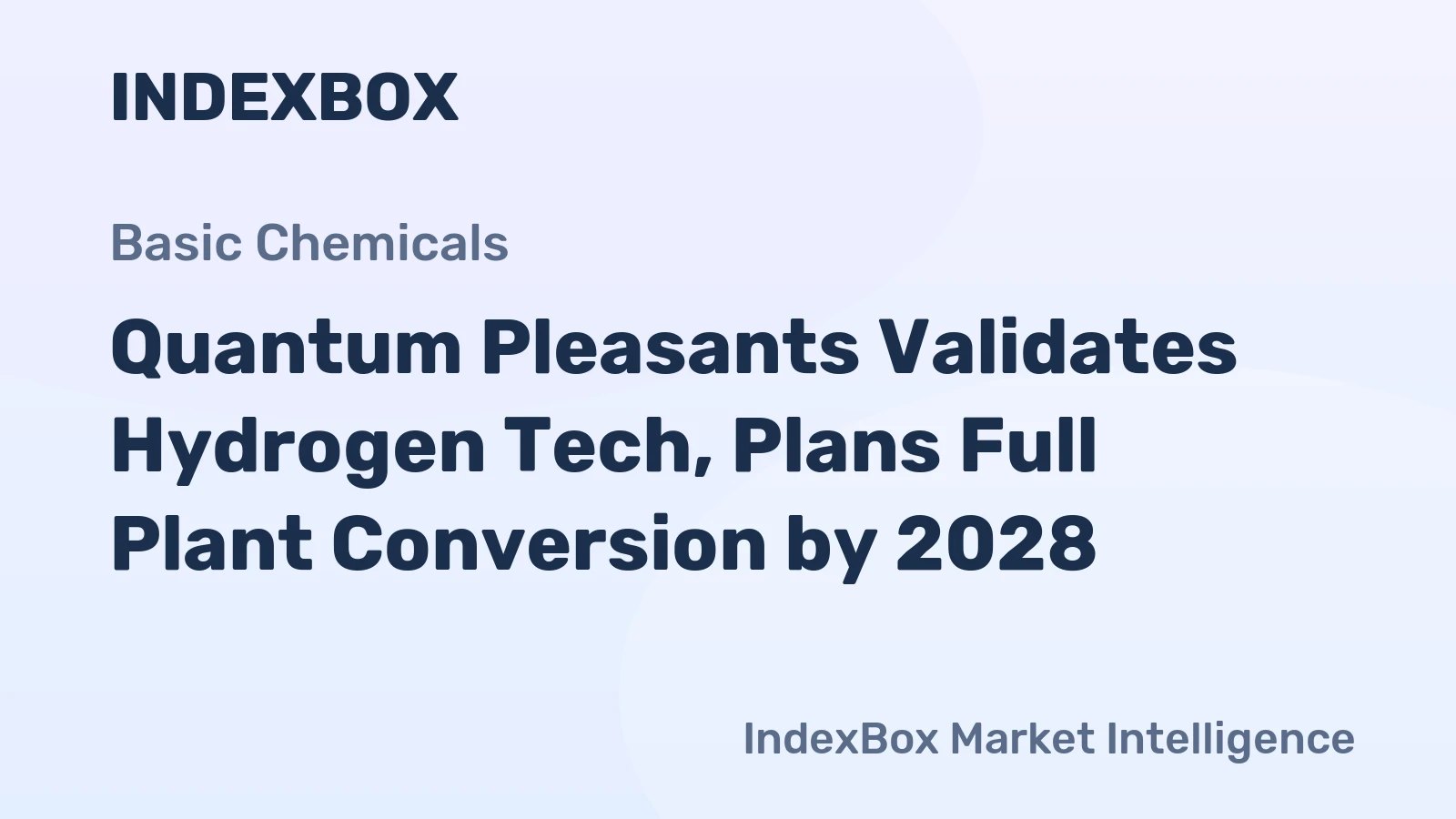 Quantum Pleasants Validates Hydrogen Tech, Plans Full Plant Conversion by 2028
