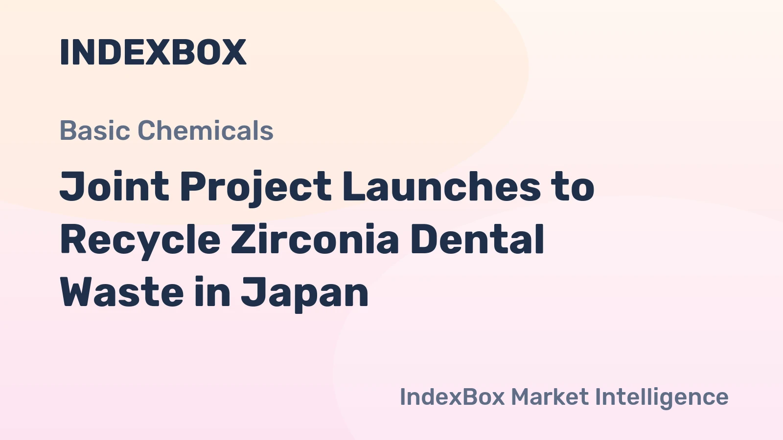 Joint Project Launches to Recycle Zirconia Dental Waste in Japan