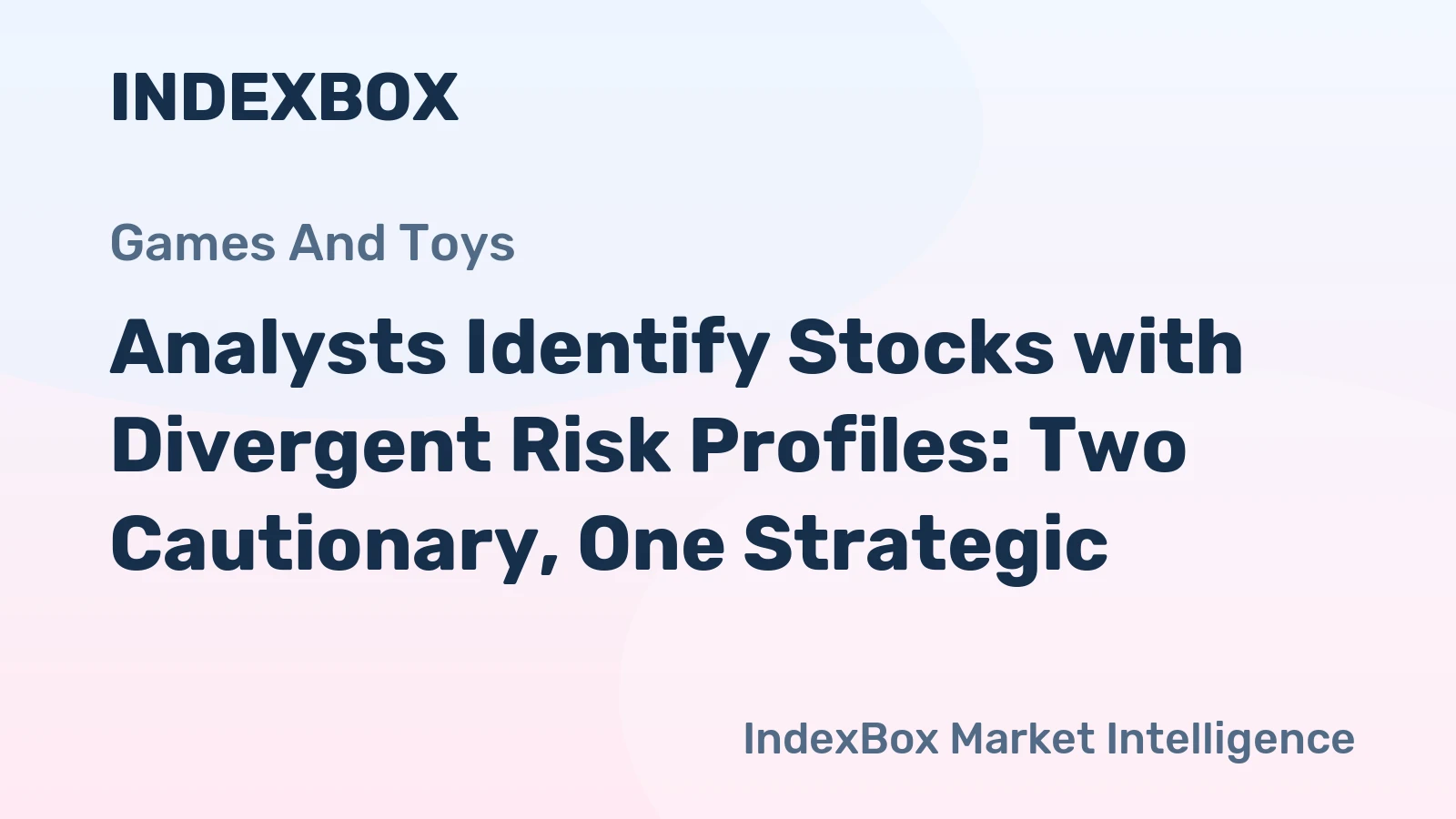 Analysts Identify Stocks with Divergent Risk Profiles: Two Cautionary, One Strategic