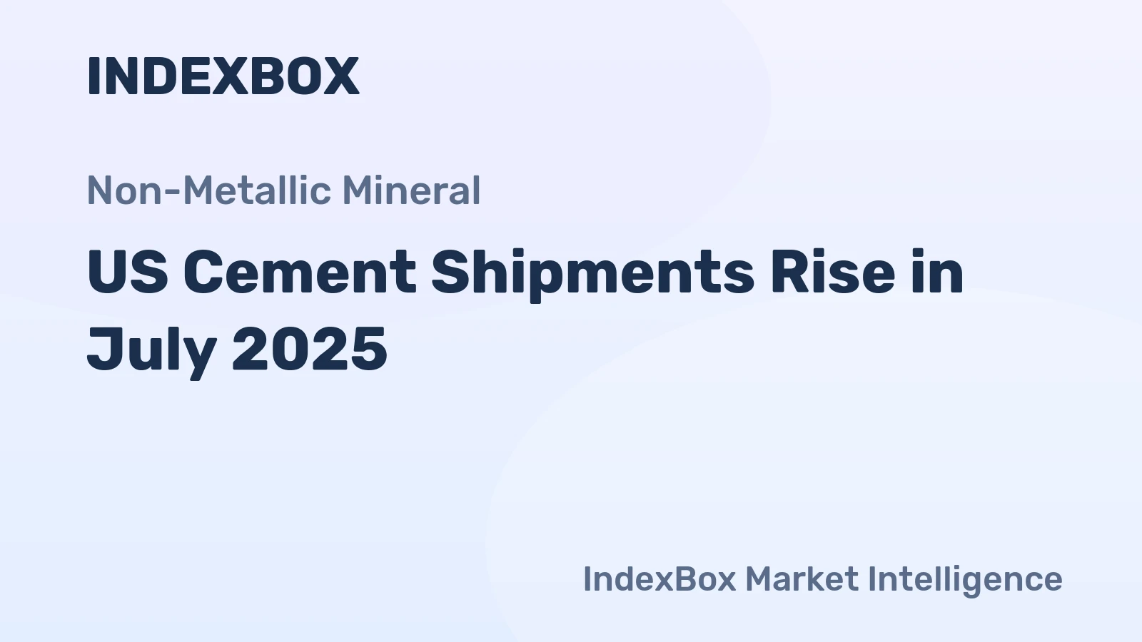 US Cement Shipments Rise in July 2025