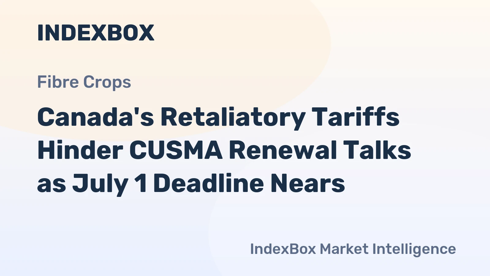 Canada's Retaliatory Tariffs Hinder CUSMA Renewal Talks as July 1 Deadline Nears
