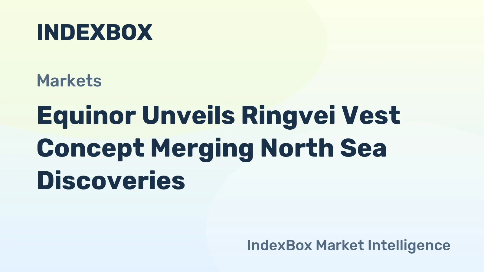 Equinor Unveils Ringvei Vest Concept Merging North Sea Discoveries