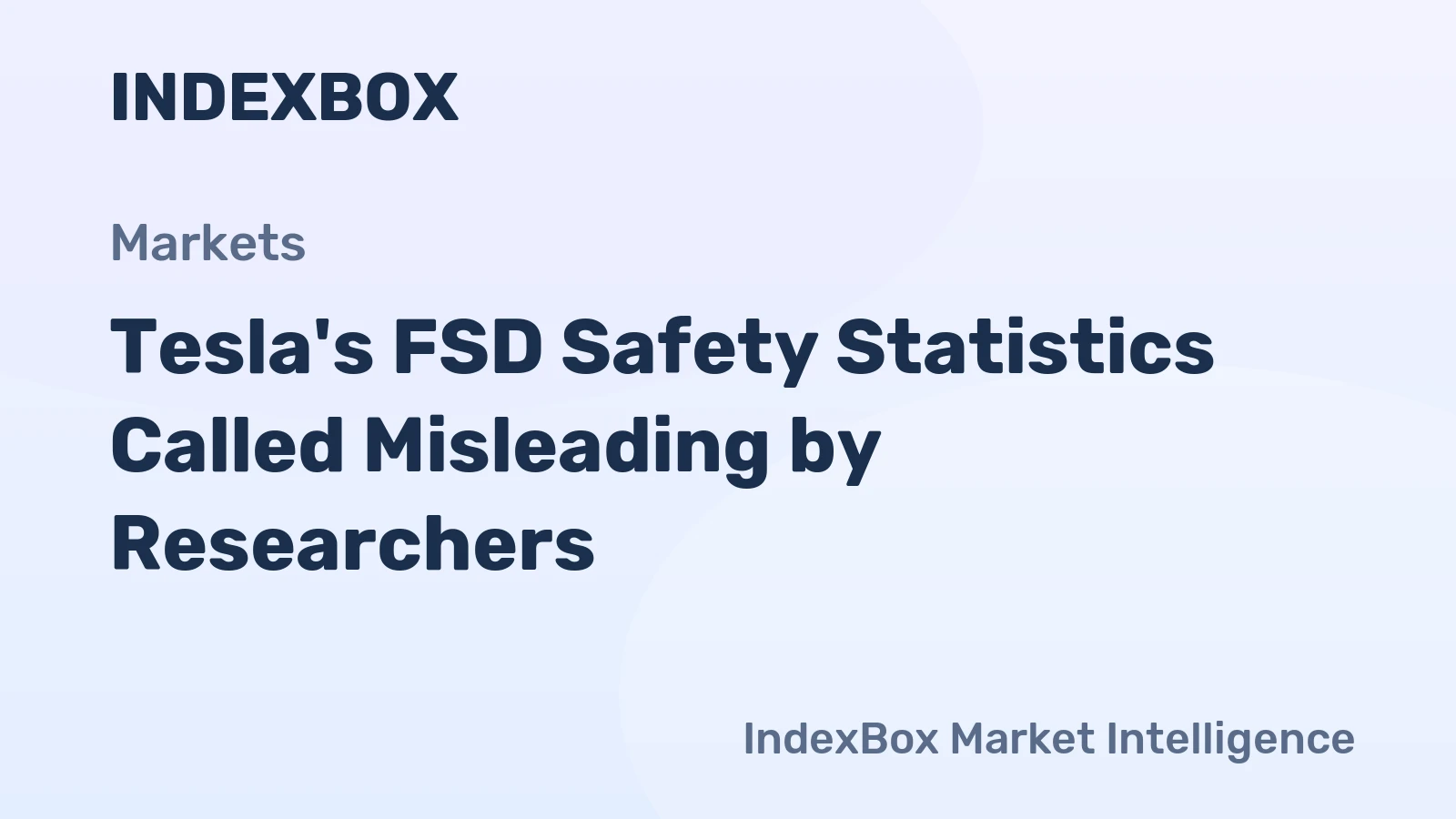 Tesla's FSD Safety Statistics Called Misleading by Researchers