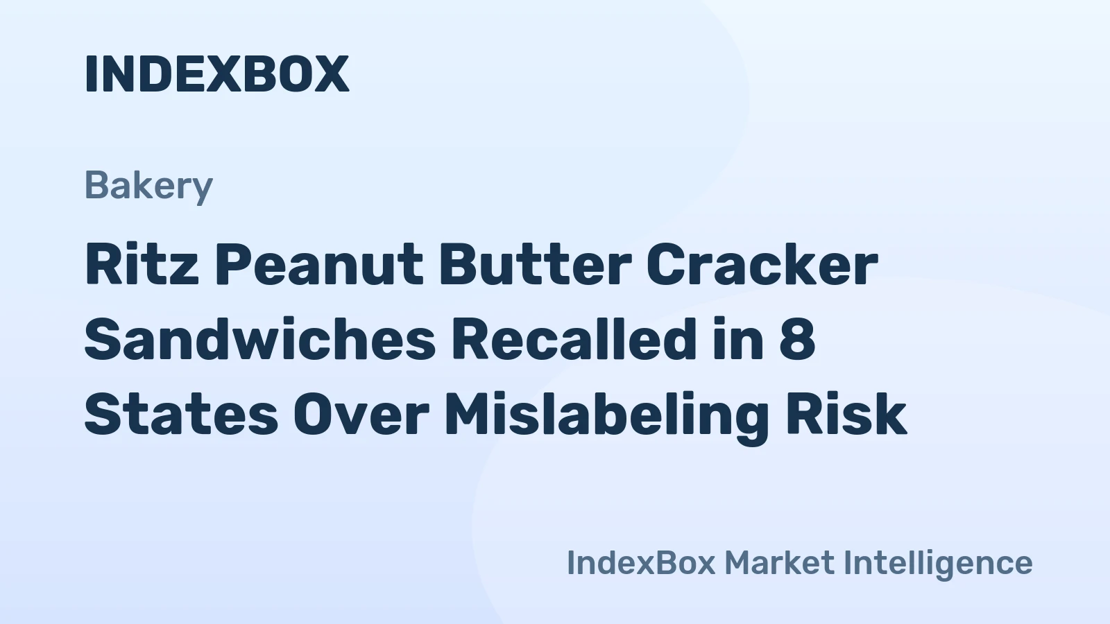 Ritz Peanut Butter Cracker Sandwiches Recalled in 8 States Over Mislabeling Risk