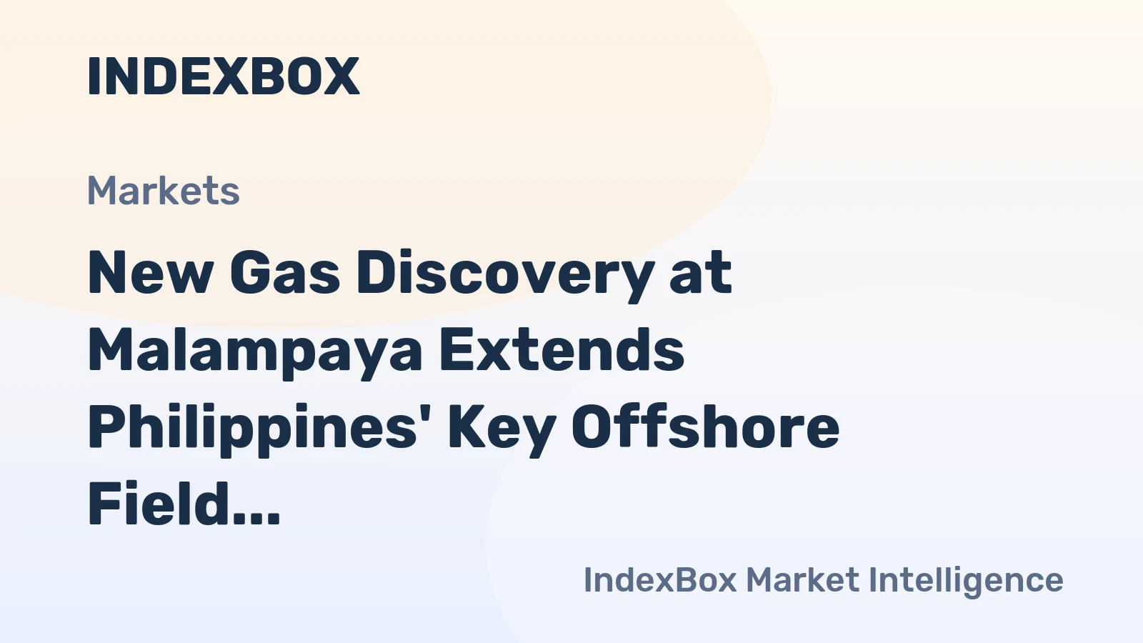 New Gas Discovery at Malampaya Extends Philippines' Key Offshore Field
