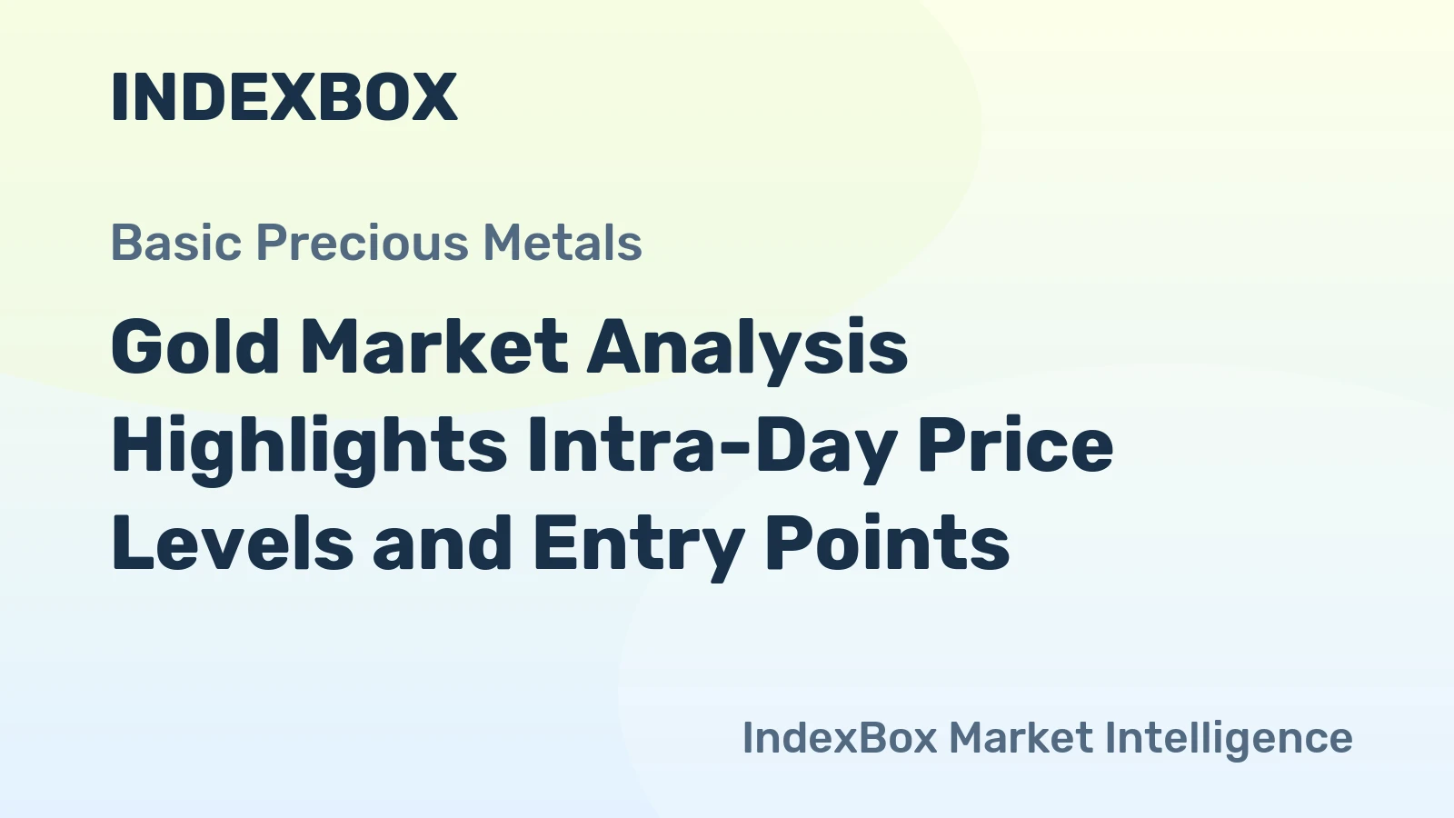 Gold Market Analysis Highlights Intra-Day Price Levels and Entry Points