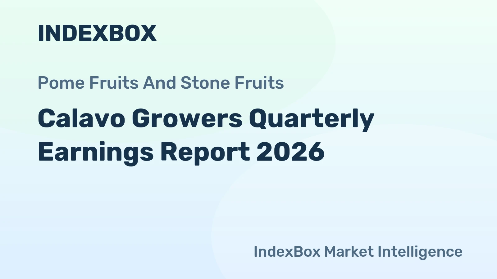 Calavo Growers Quarterly Earnings Report 2026