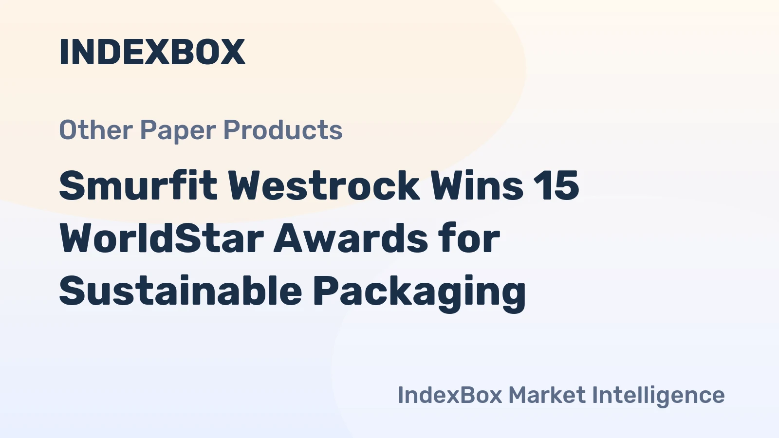 Smurfit Westrock Wins 15 WorldStar Awards for Sustainable Packaging