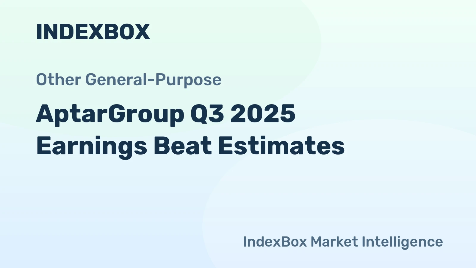AptarGroup Q3 2025 Earnings Beat Estimates