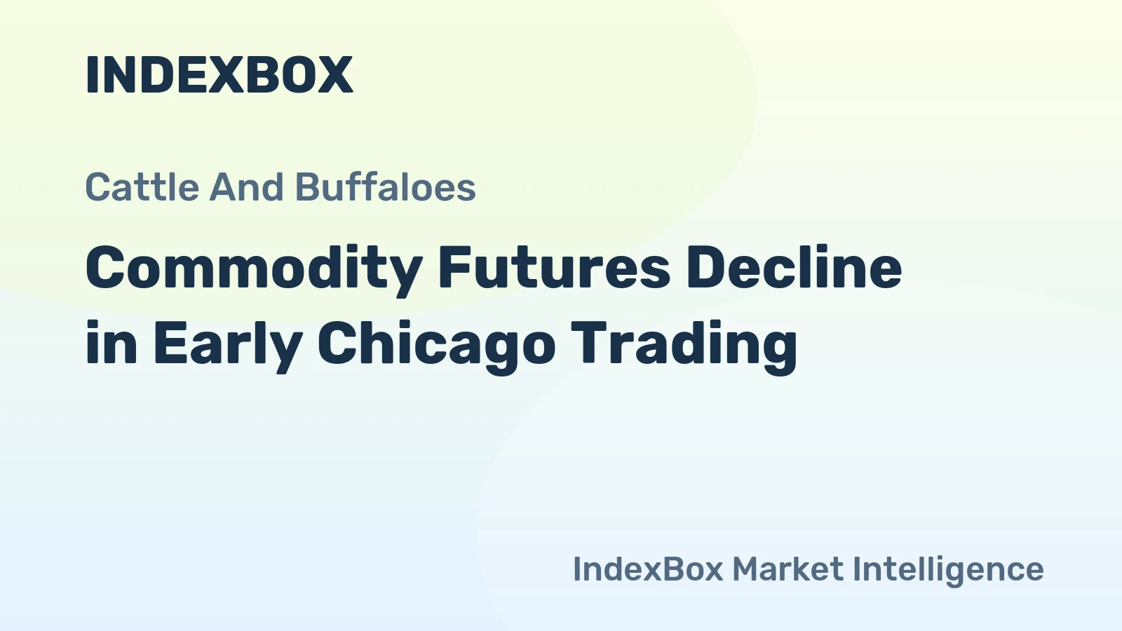 Commodity Futures Decline in Early Chicago Trading