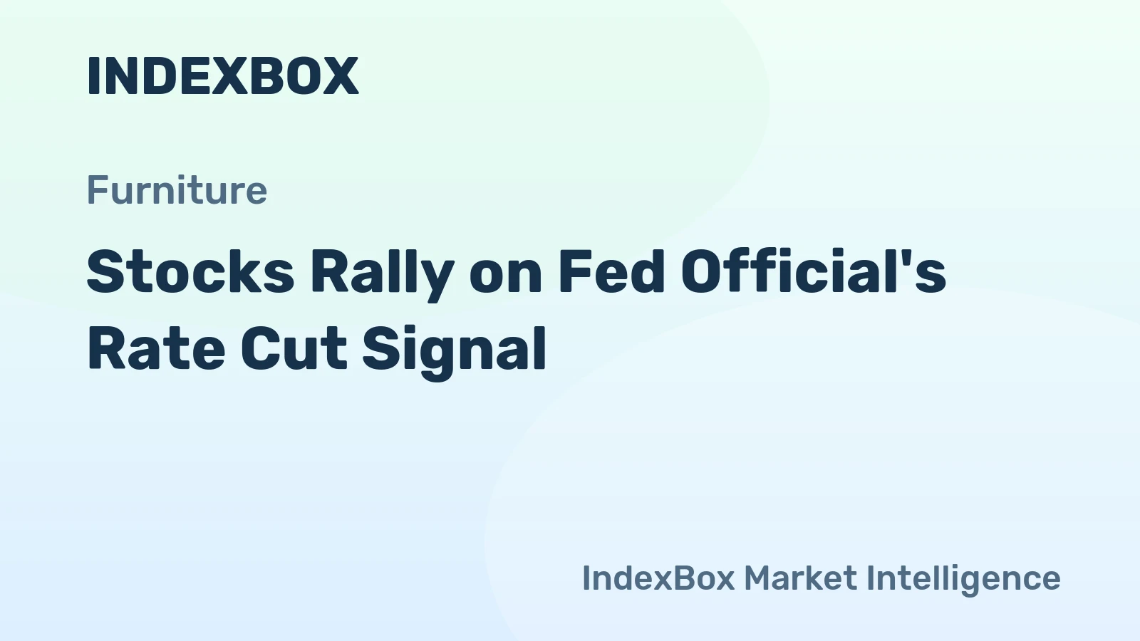 Stocks Rally on Fed Official's Rate Cut Signal