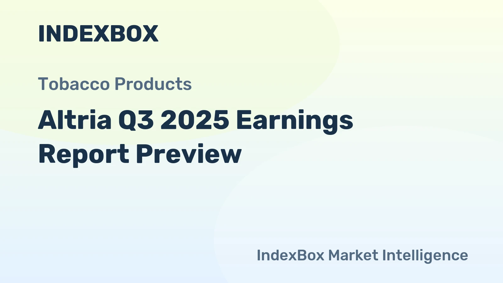 Altria Q3 2025 Earnings Report Preview