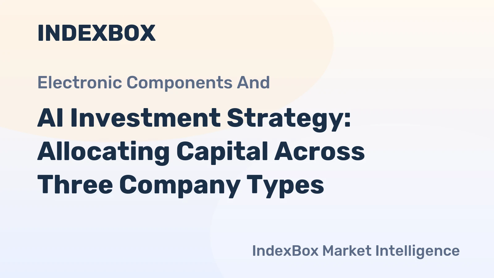 AI Investment Strategy: Allocating Capital Across Three Company Types