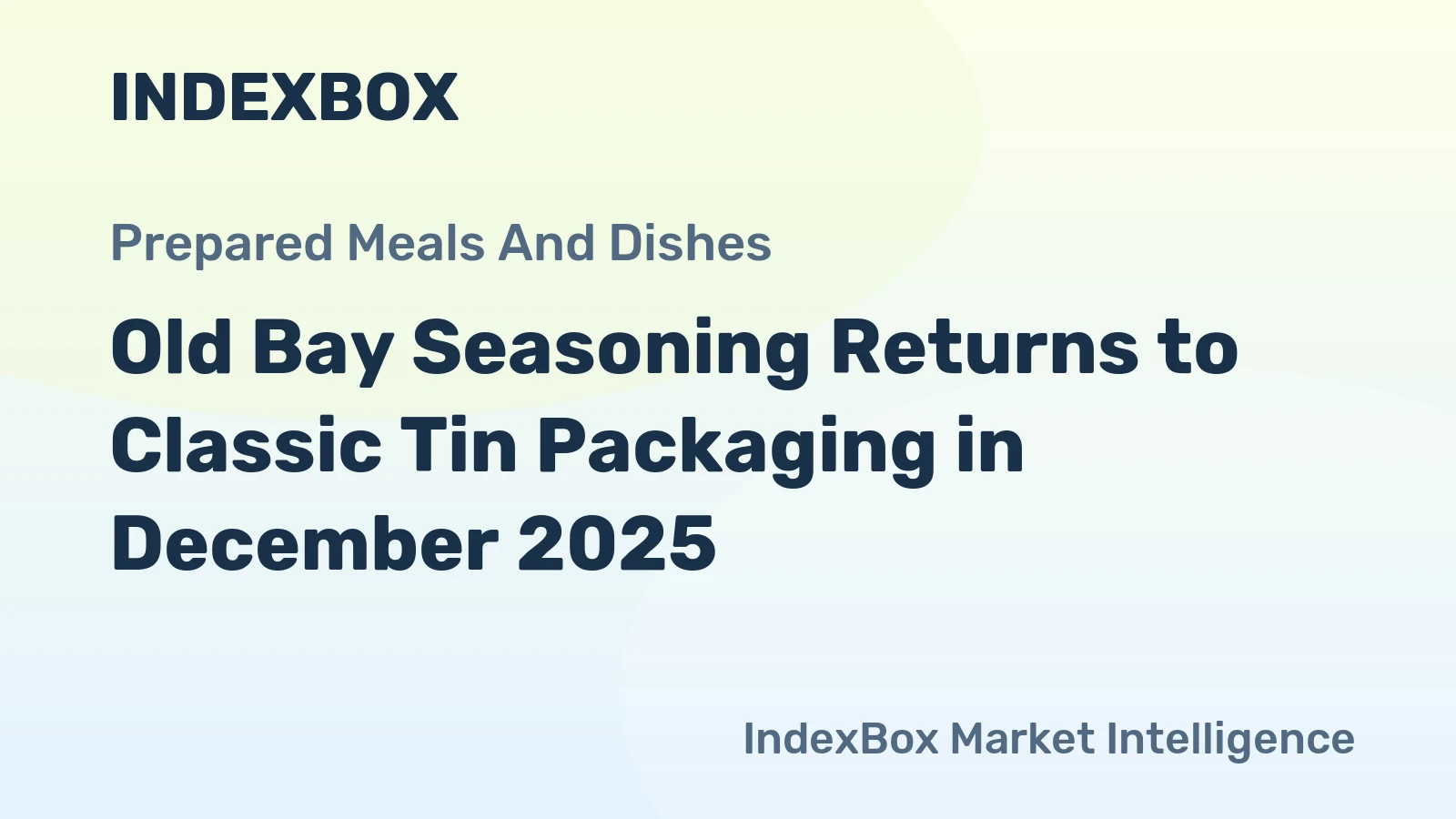 Old Bay Seasoning Returns to Classic Tin Packaging in December 2025