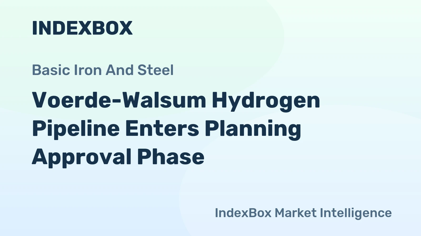 Voerde-Walsum Hydrogen Pipeline Enters Planning Approval Phase