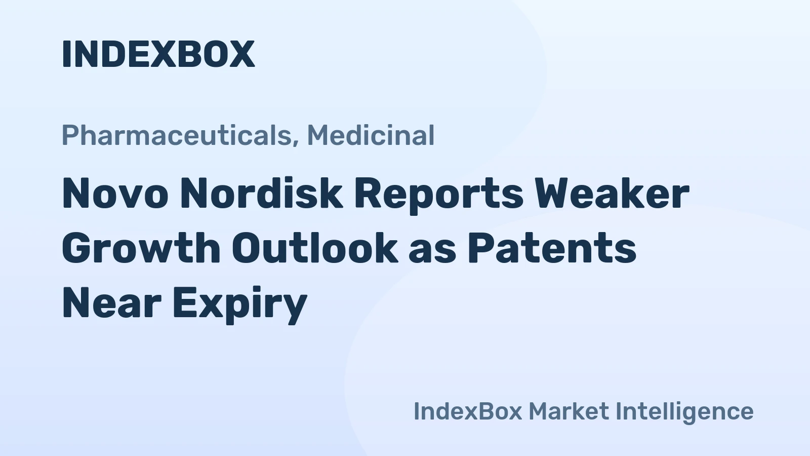 Novo Nordisk Reports Weaker Growth Outlook as Patents Near Expiry