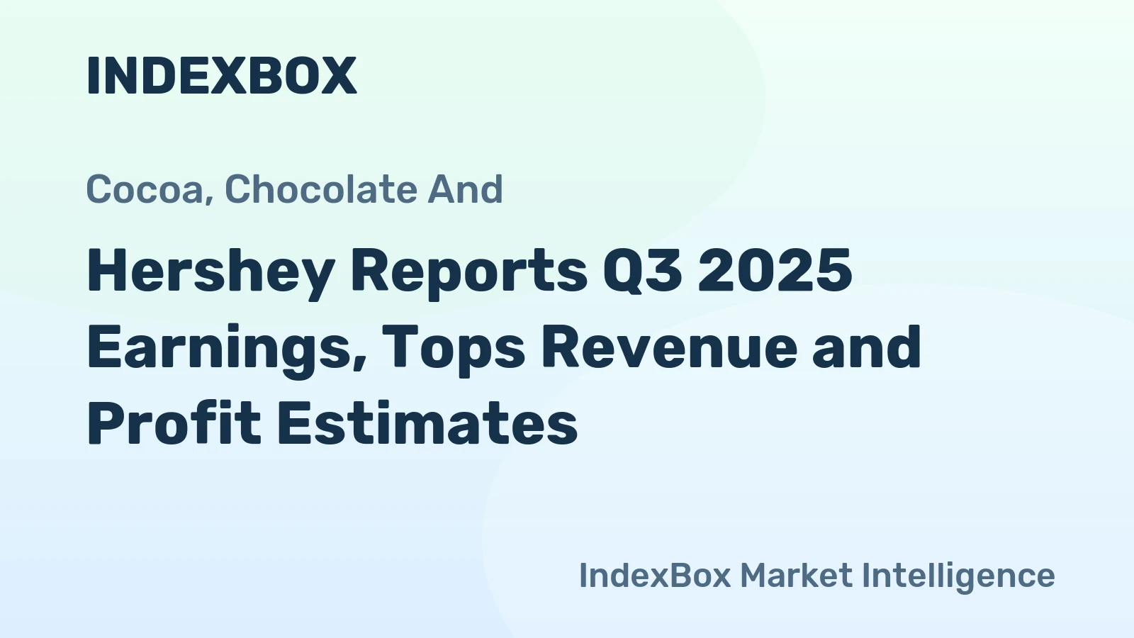 Hershey Reports Q3 2025 Earnings, Tops Revenue and Profit Estimates
