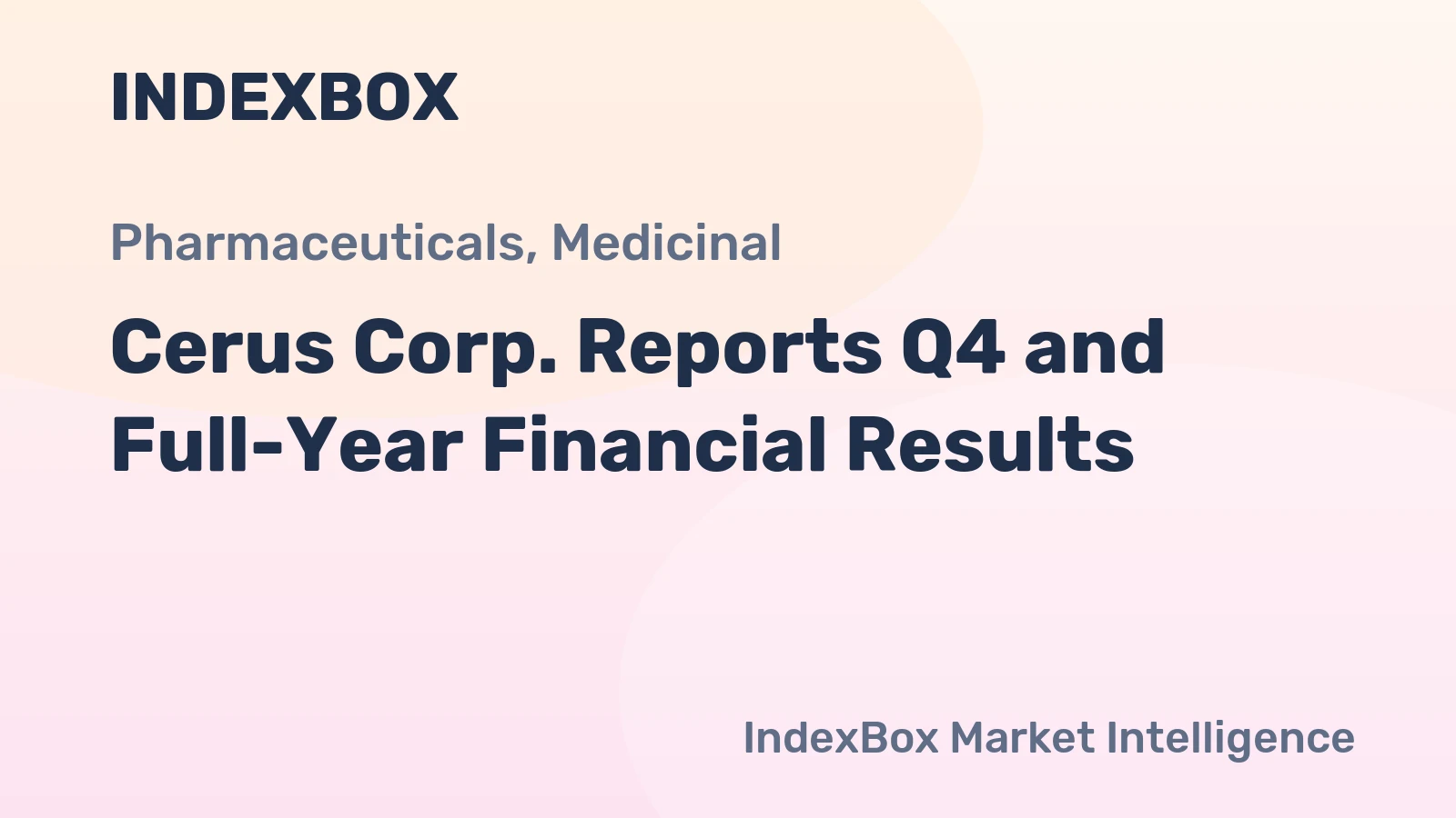 Cerus Corp. Reports Q4 and Full-Year Financial Results