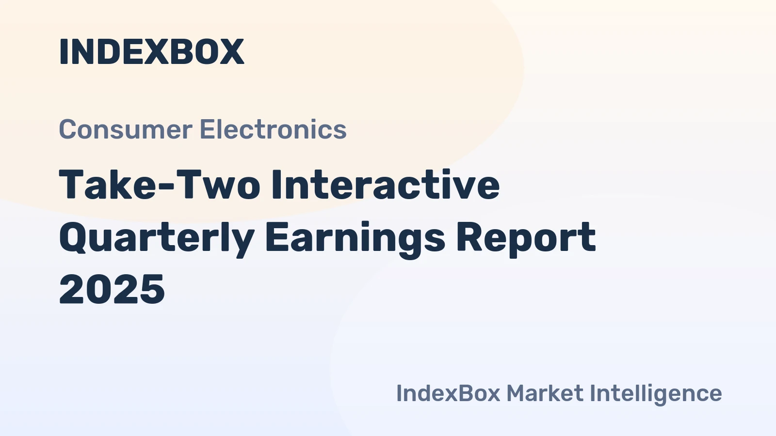 Take-Two Interactive Quarterly Earnings Report 2025