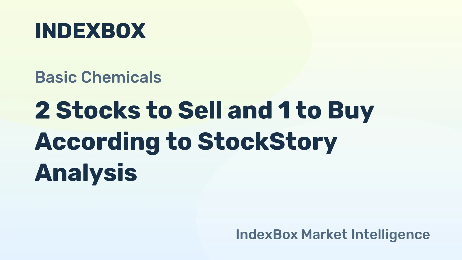 2 Stocks to Sell and 1 to Buy According to StockStory Analysis