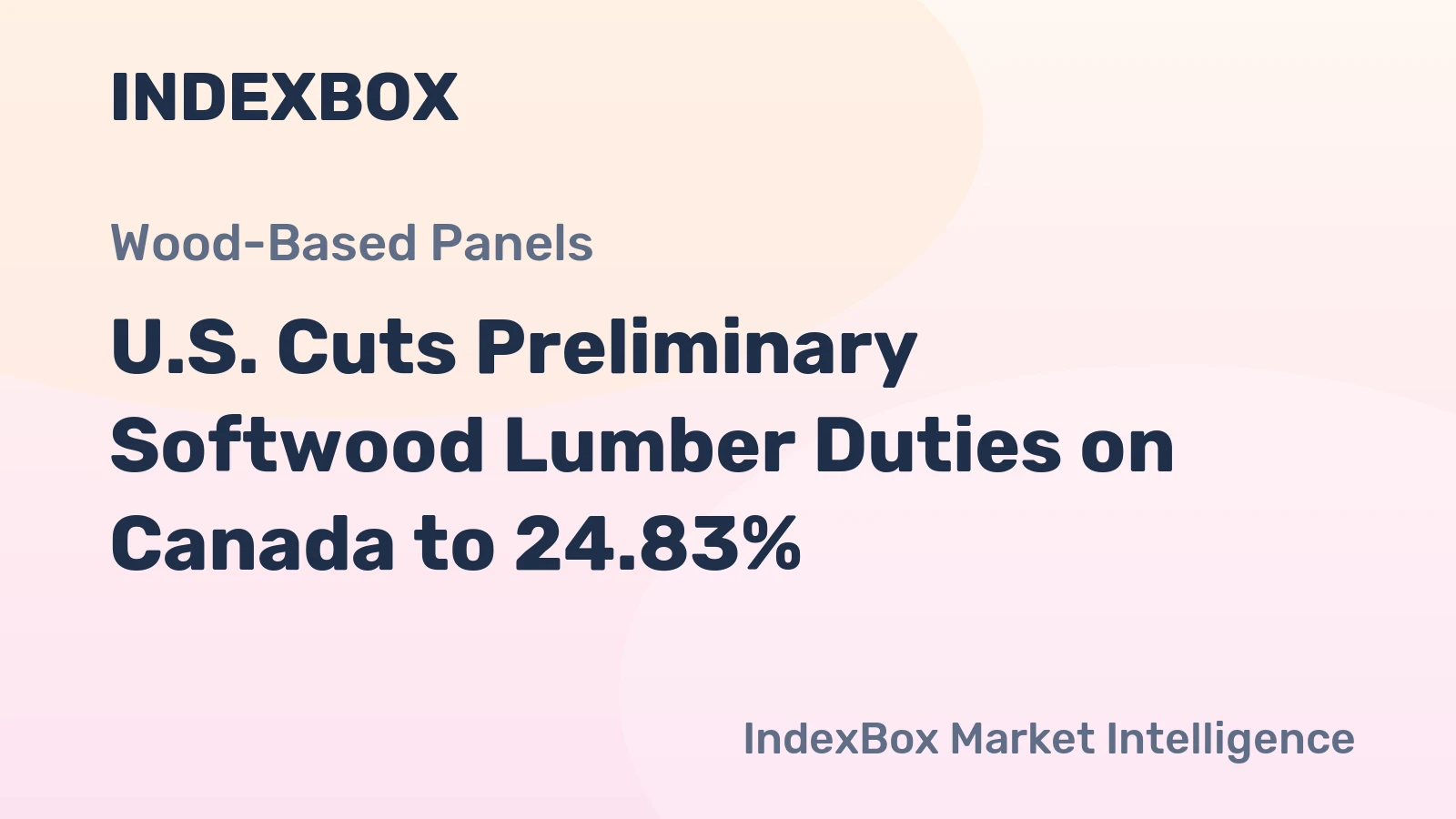 U.S. Cuts Preliminary Softwood Lumber Duties on Canada to 24.83%