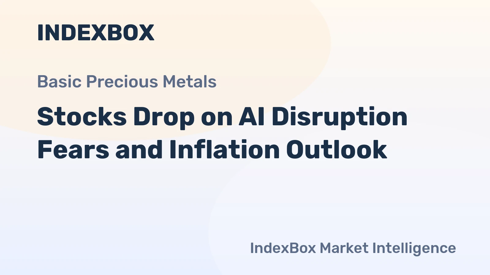 Stocks Drop on AI Disruption Fears and Inflation Outlook