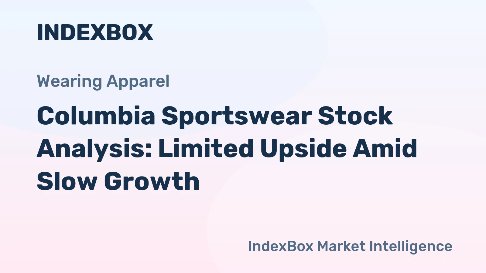Columbia Sportswear Stock Analysis: Limited Upside Amid Slow Growth