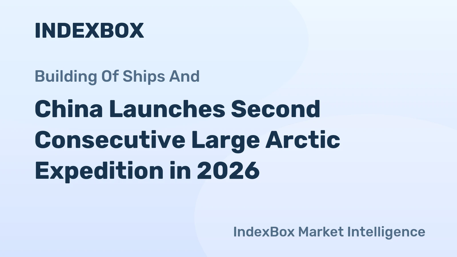 China Launches Second Consecutive Large Arctic Expedition in 2026
