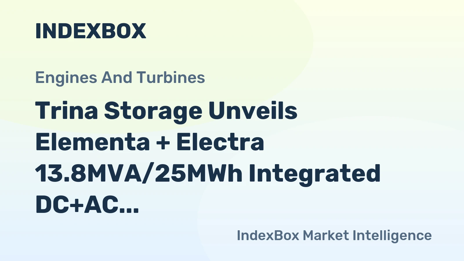 Trina Storage Unveils Elementa + Electra 13.8MVA/25MWh Integrated DC+AC Solution at Intersolar Europe 2026