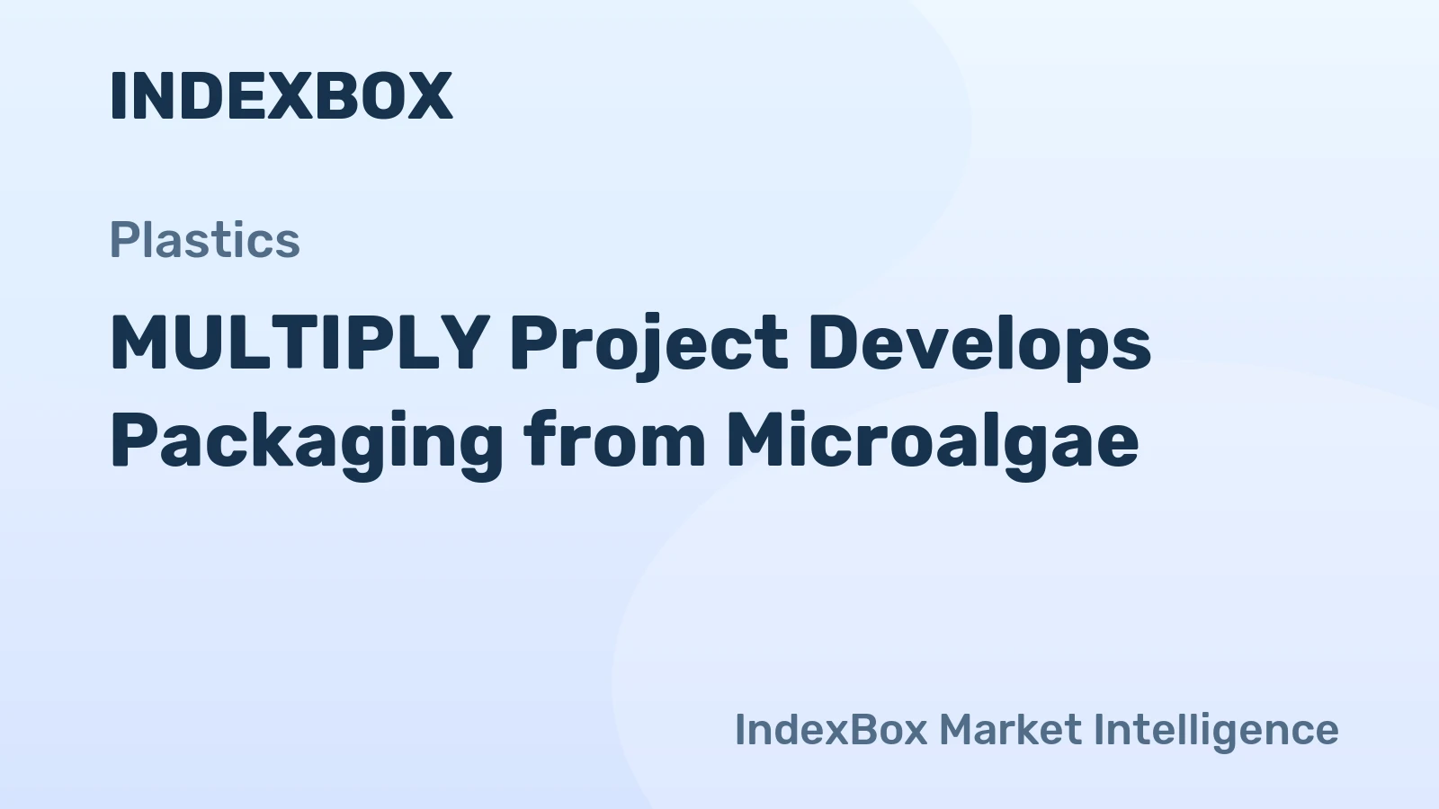 MULTIPLY Project Develops Packaging from Microalgae