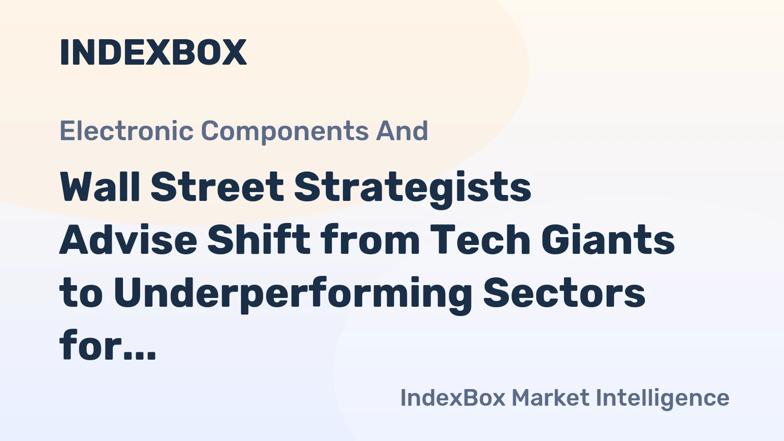 Wall Street Strategists Advise Shift from Tech Giants to Underperforming Sectors for 2026